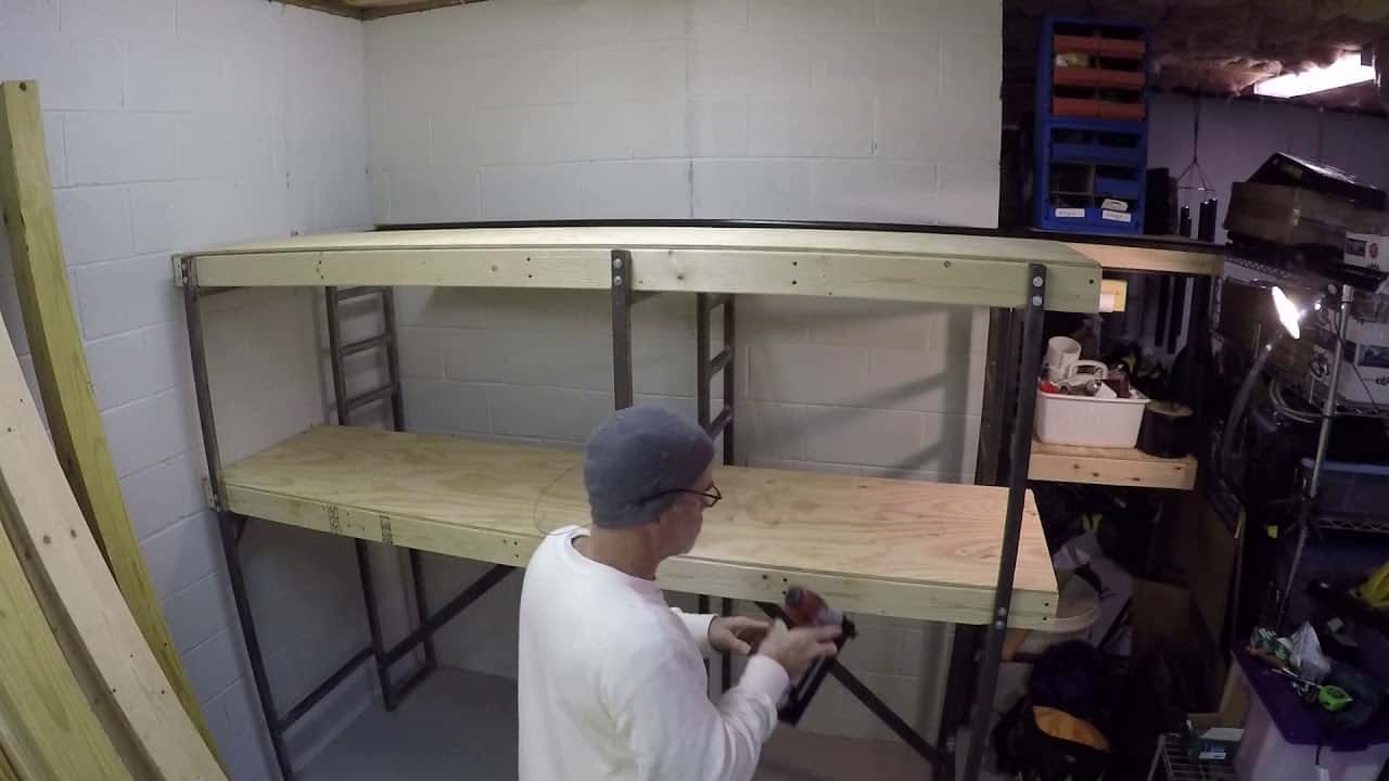 Welded Lumber Rack with Sheet Goods Storage – Fix It How To Tips